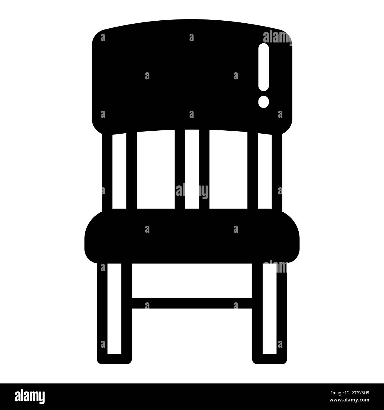 Vintage school chair Stock Vector Images - Alamy
