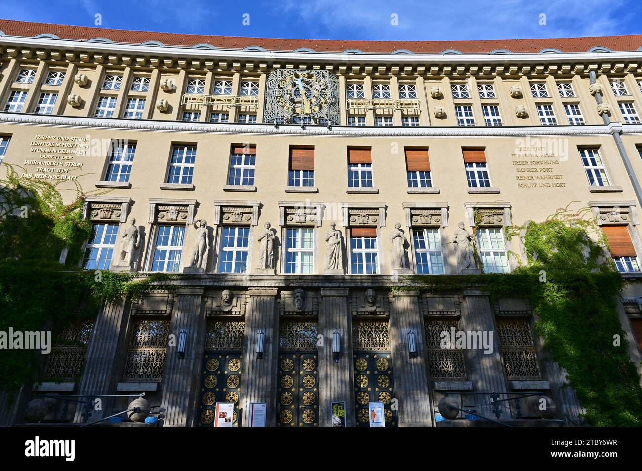 German National Library in the city of Leipzig, Saxony Stock Photo - Alamy