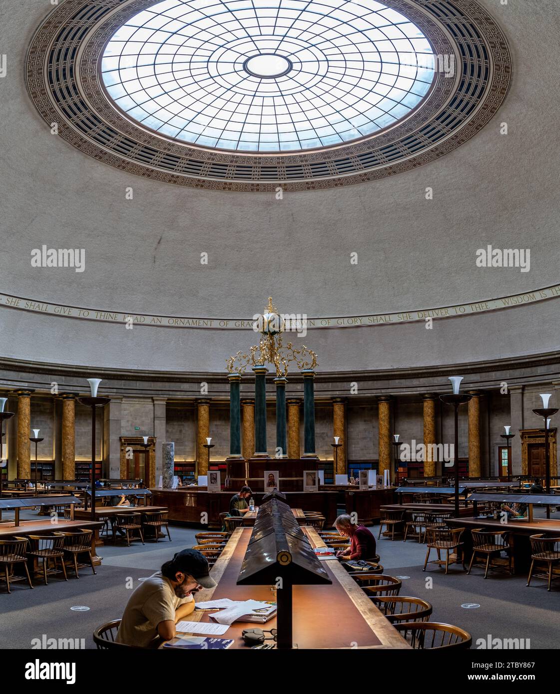 Wolfson reading room manchester central hi-res stock photography and ...