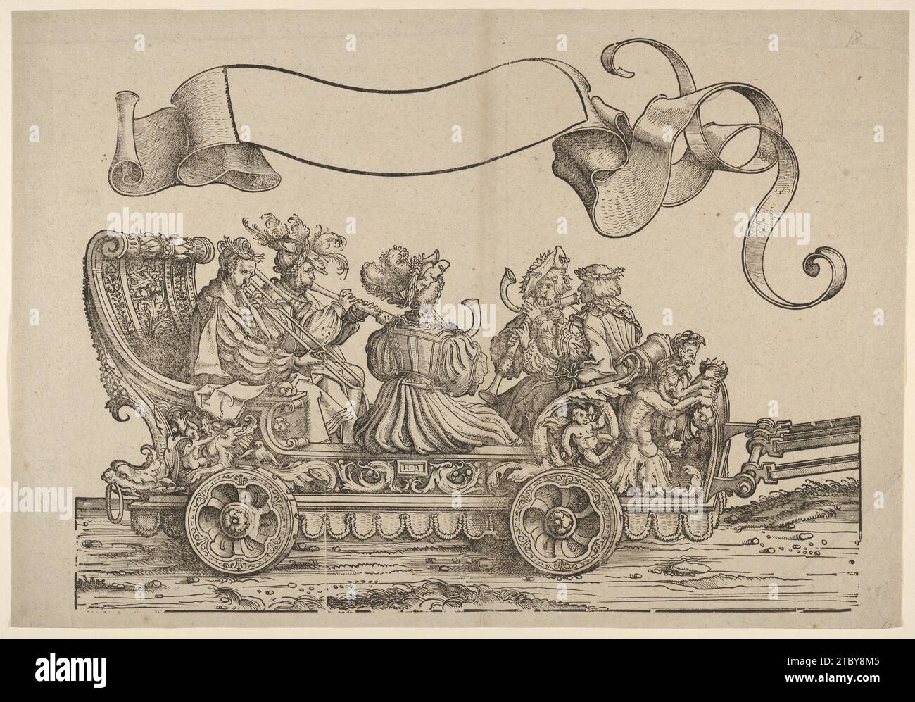 Triumphal procession of the emperor maximilian i hi-res stock ...