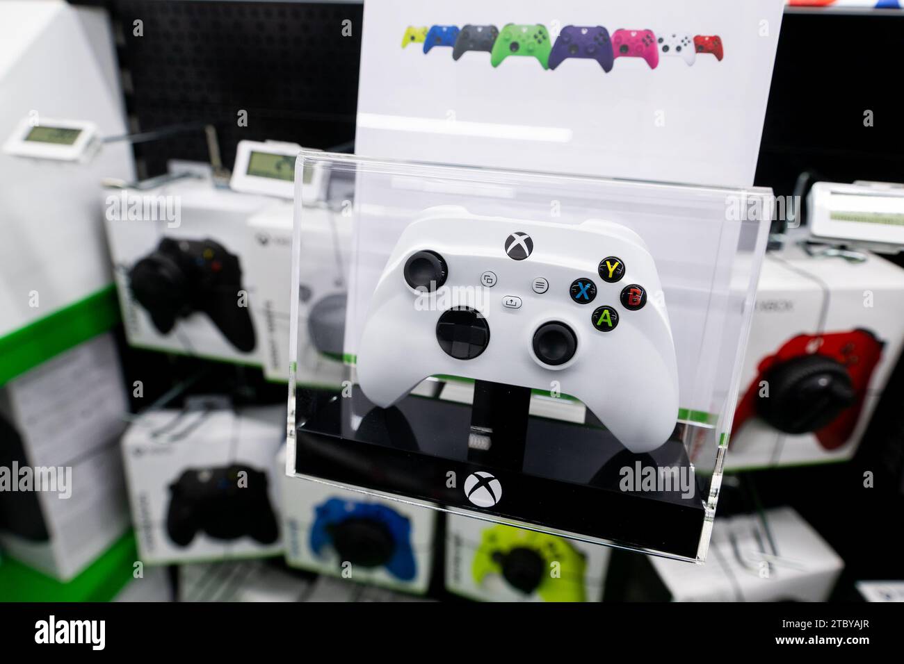 An Xbox gamepad seen at the shopping mall in Gdansk Stock Photo - Alamy