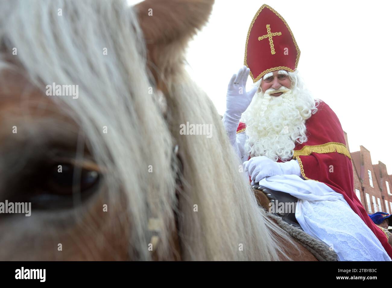 Potsdam, Germany. 09th Dec, 2023. The historic Dutch Santa Claus figure ...