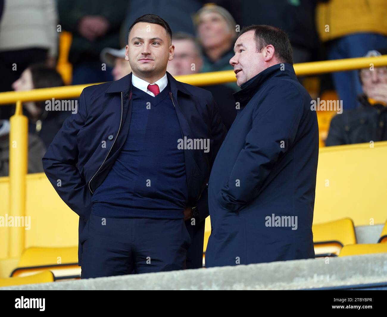 Nottingham Forest's chief football officer Ross Wilson (right), with ...