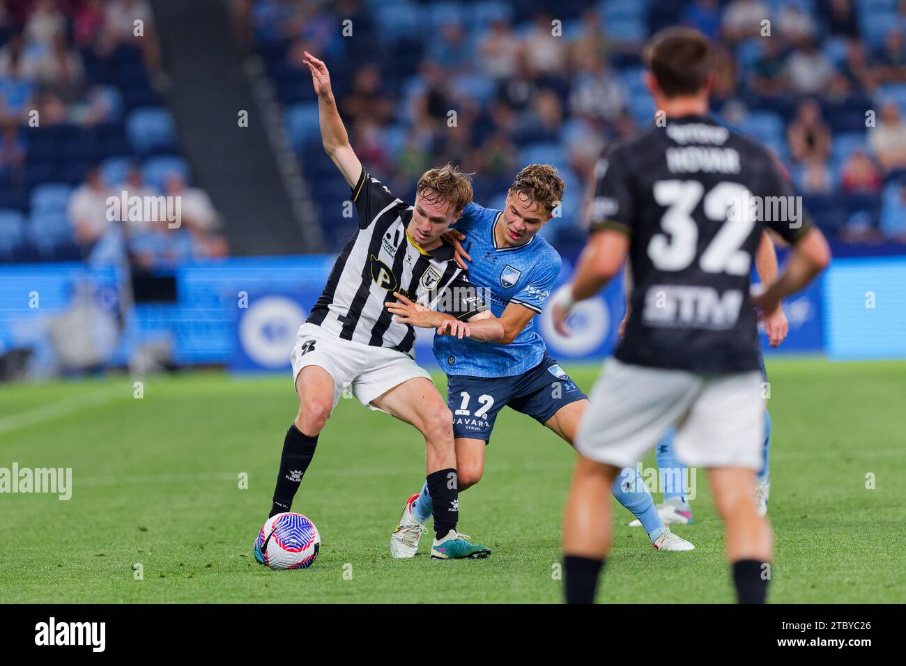 Sydney, Australia. 09th Dec, 2023. Corey Hollman of Sydney FC competes ...