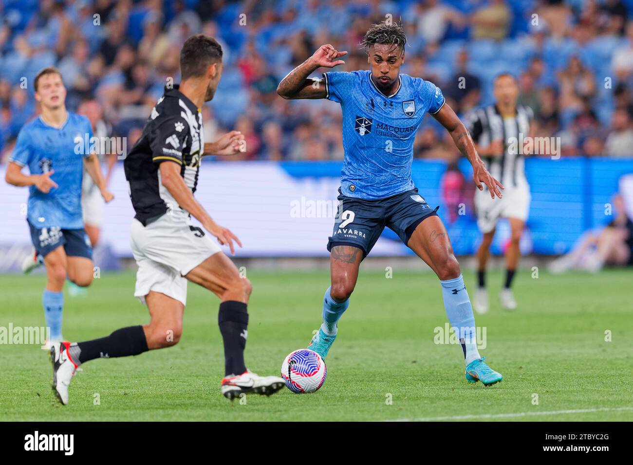 Sydney, Australia. 09th Dec, 2023. Fábio Gomes of Sydney FC competes ...