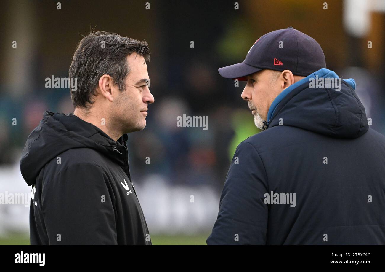 9th December 2023, The Recreation Ground, Bath, Somerset, England ...