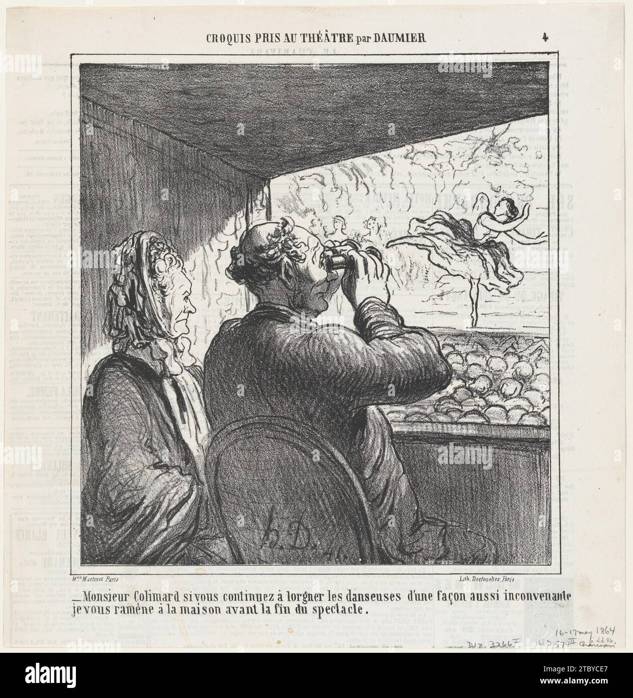 Mr. Colimard, if you don't immediately stop ogling the dancers..., from ...