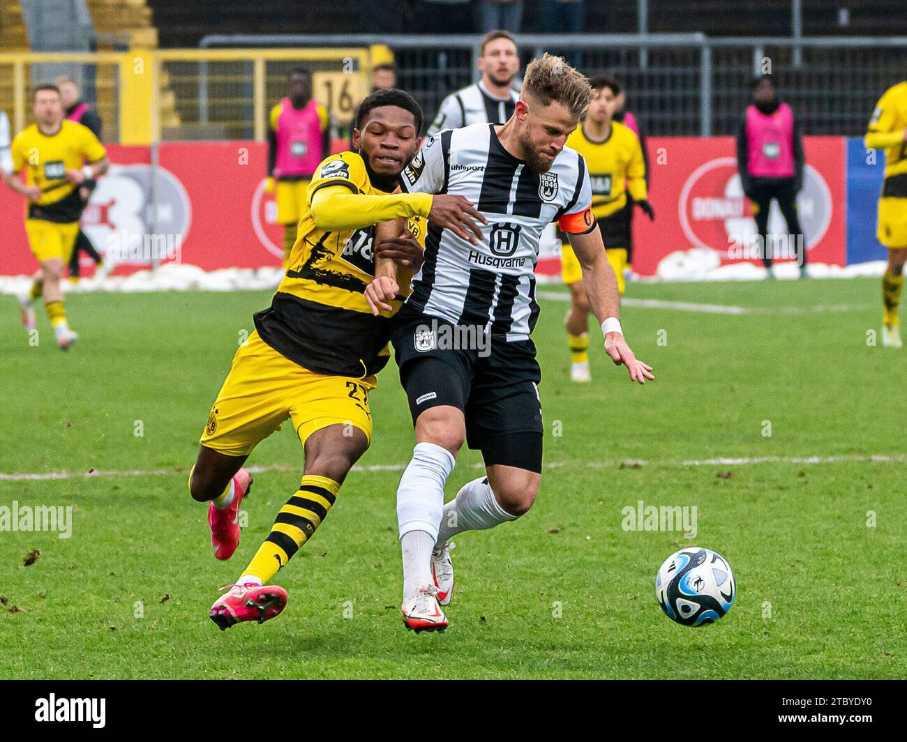 Aalen, Deutschland. 09th Dec, 2023. Rodney Elongo-Yombo (Borussia ...
