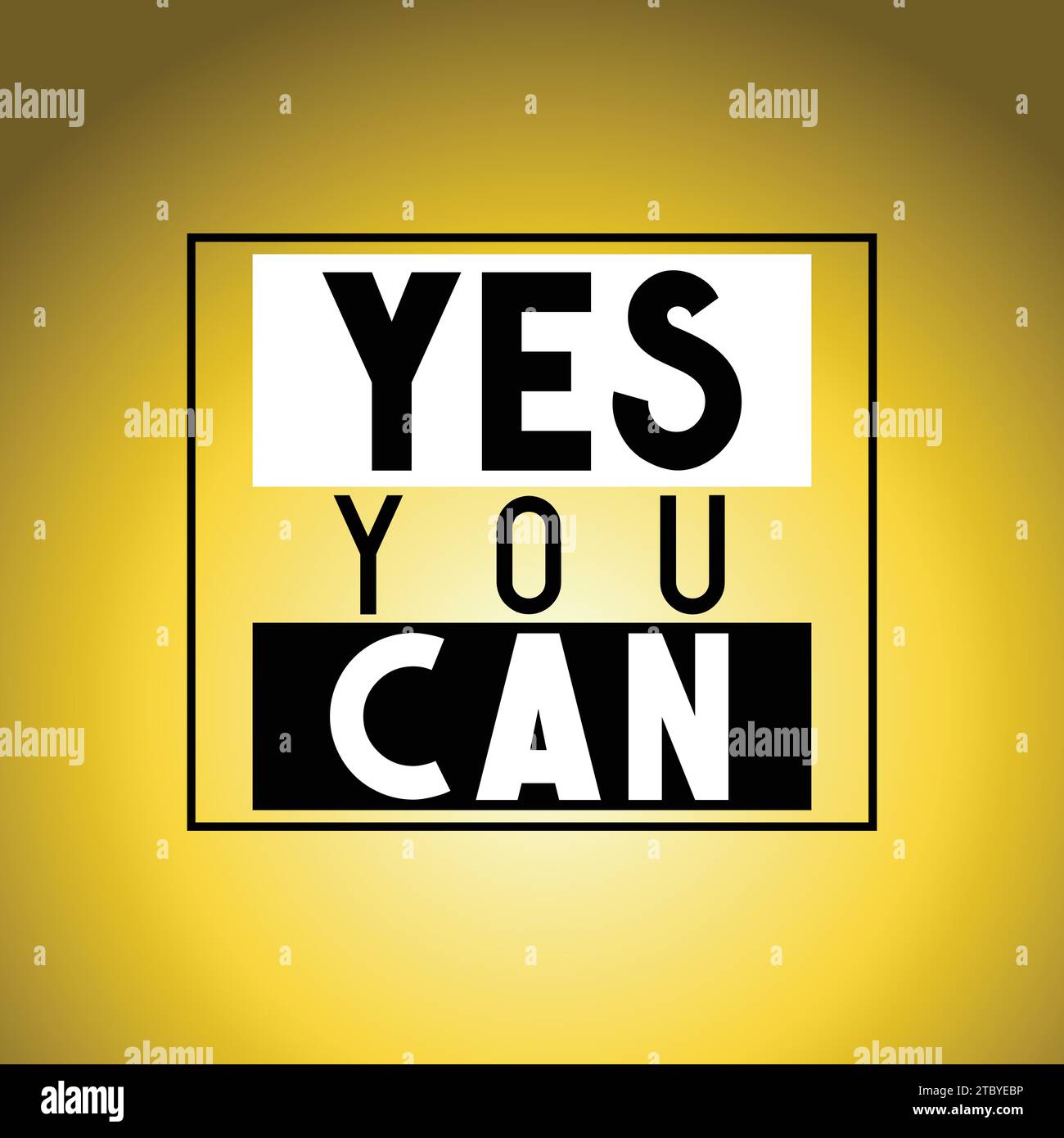 Yes you can vector vectors hi-res stock photography and images - Alamy