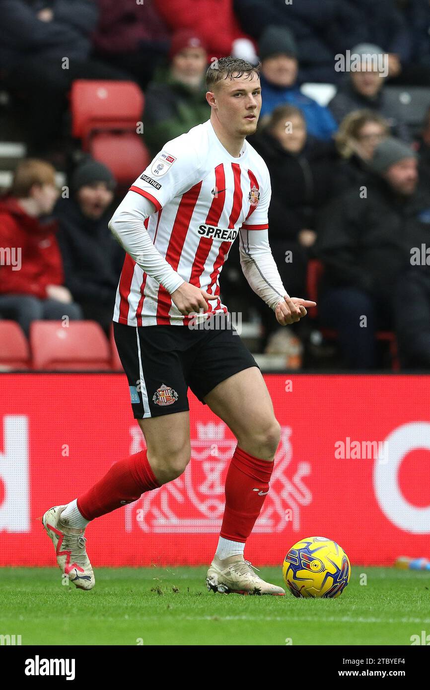 Sunderland, UK. 9th Dec 2023. Dan Ballard of Sunderland during the Sky ...