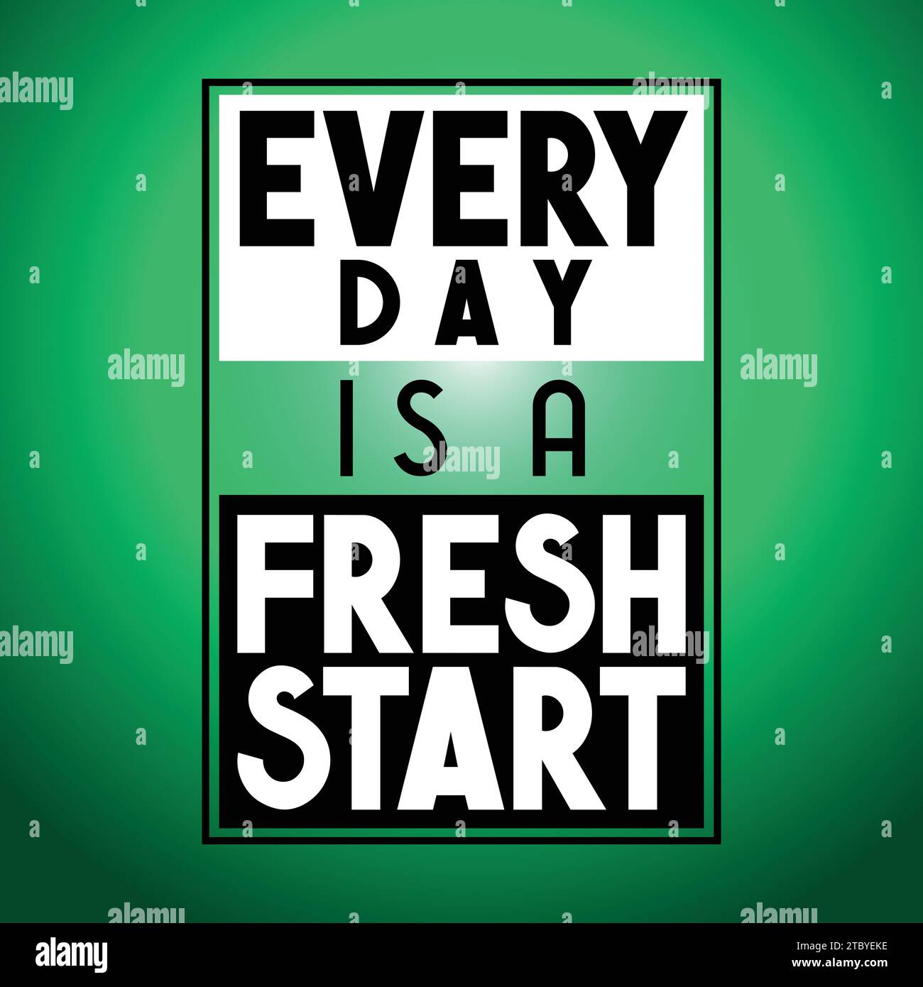 Every day fresh start Stock Vector Images - Alamy