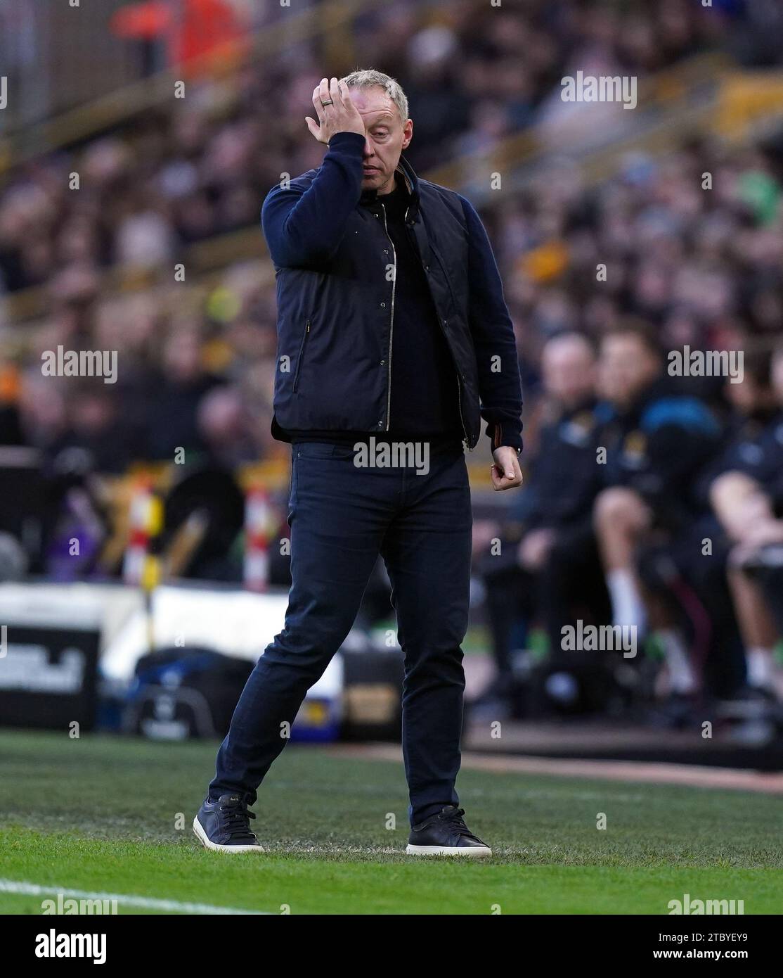 Nottingham Forest manager Steve Cooper during the Premier League match ...