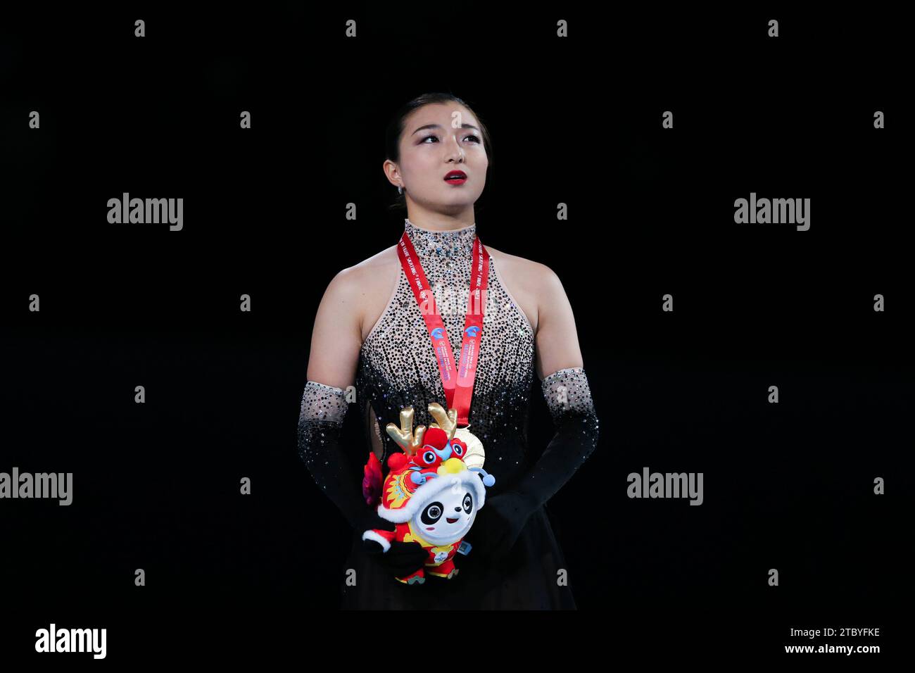 Beijing, China. 9th Dec, 2023. Sakamoto Kaori of Japan reacts during ...