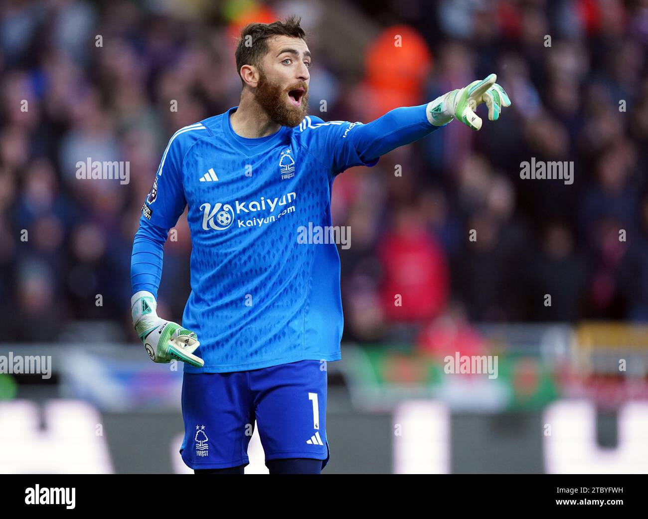 Nottingham Forest goalkeeper Matt Turner during the Premier League ...