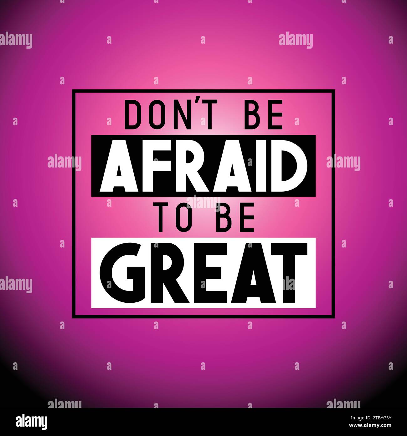 Dont afraid Stock Vector Images - Alamy