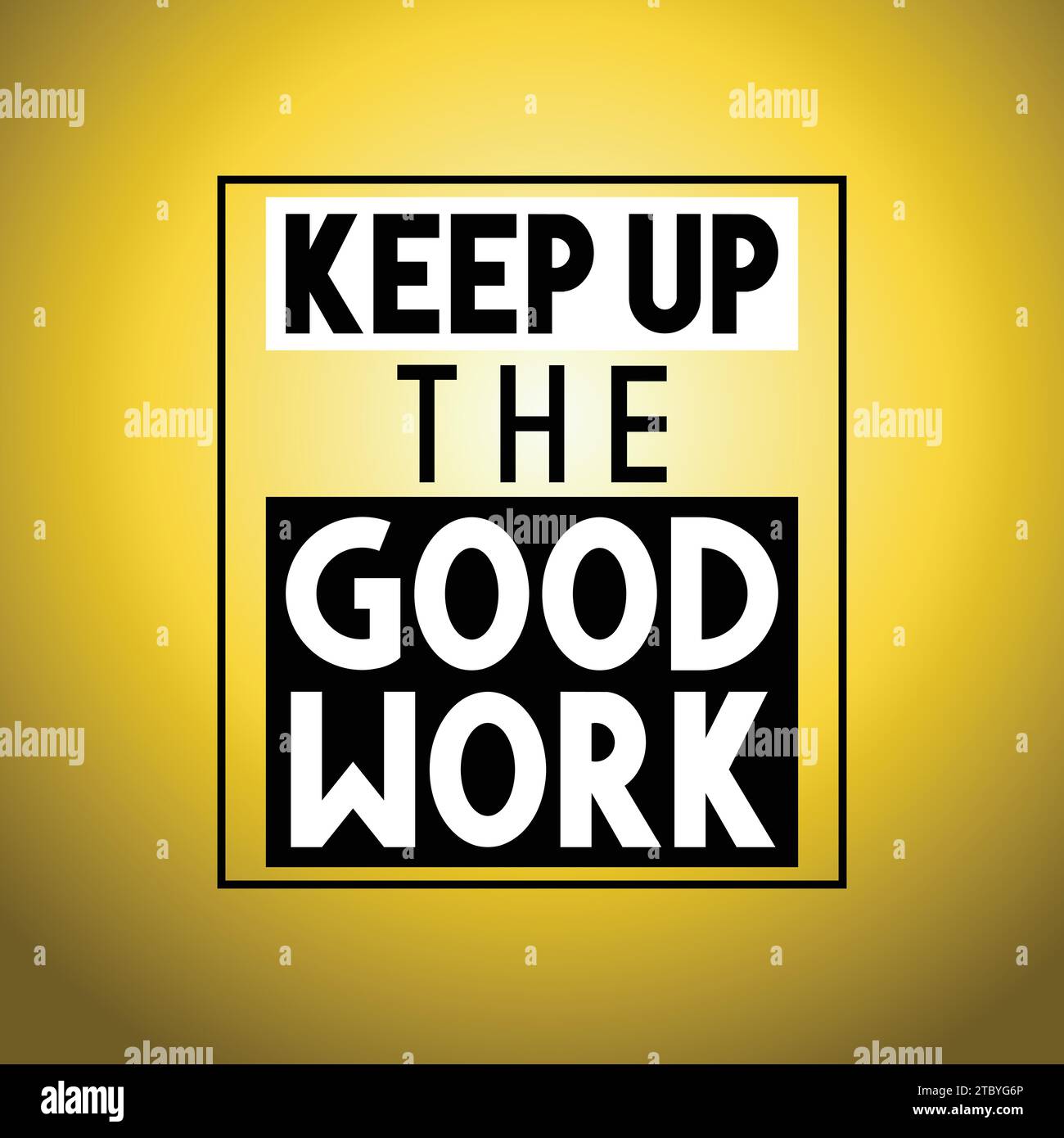 Good work Stock Vector Images - Alamy