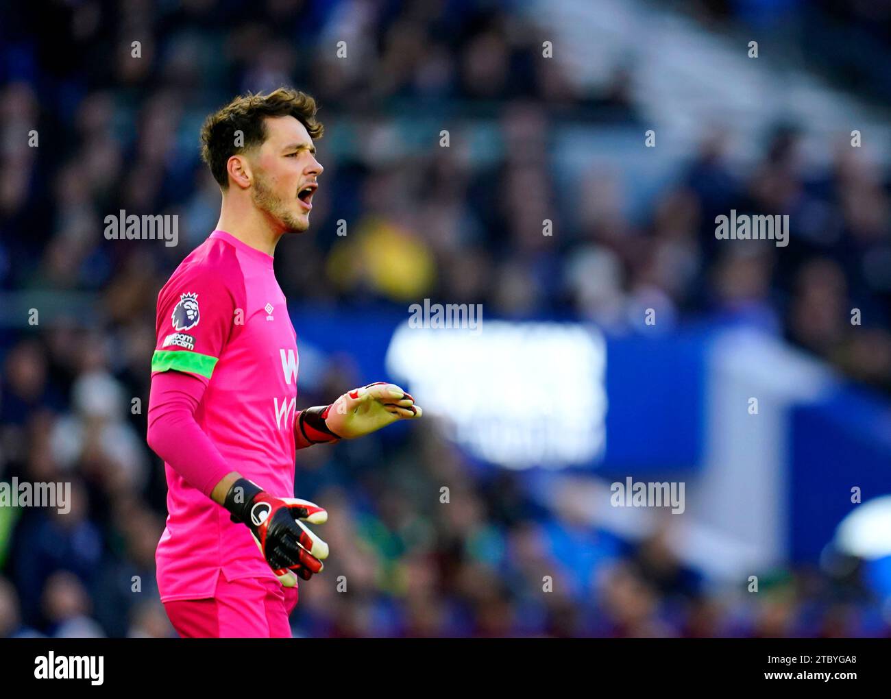 Burnley goalkeeper James Trafford during the Premier League match at ...