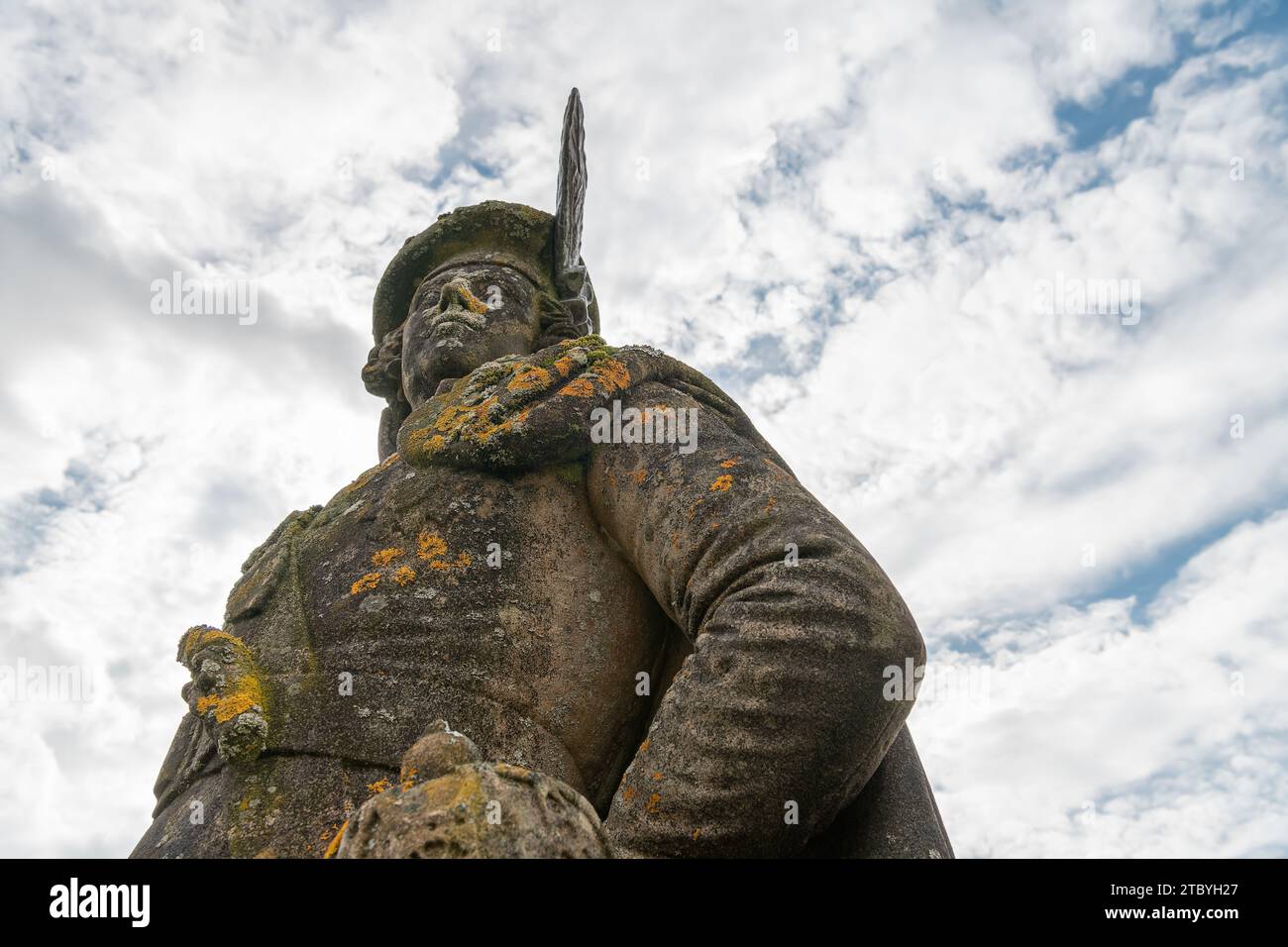 Statue of the Unknown Highlander at the top of the 1745 Jacobite rising ...