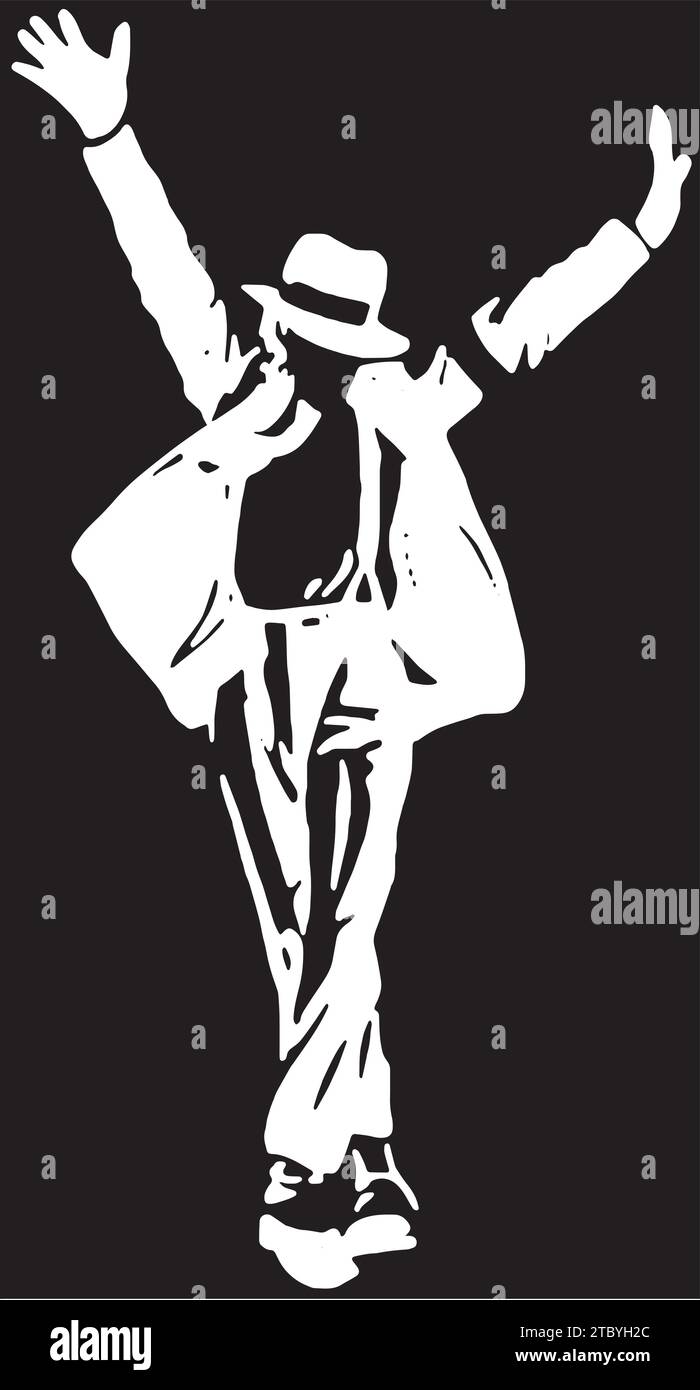 Dancing stance black and white logo Stock Vector Image & Art - Alamy