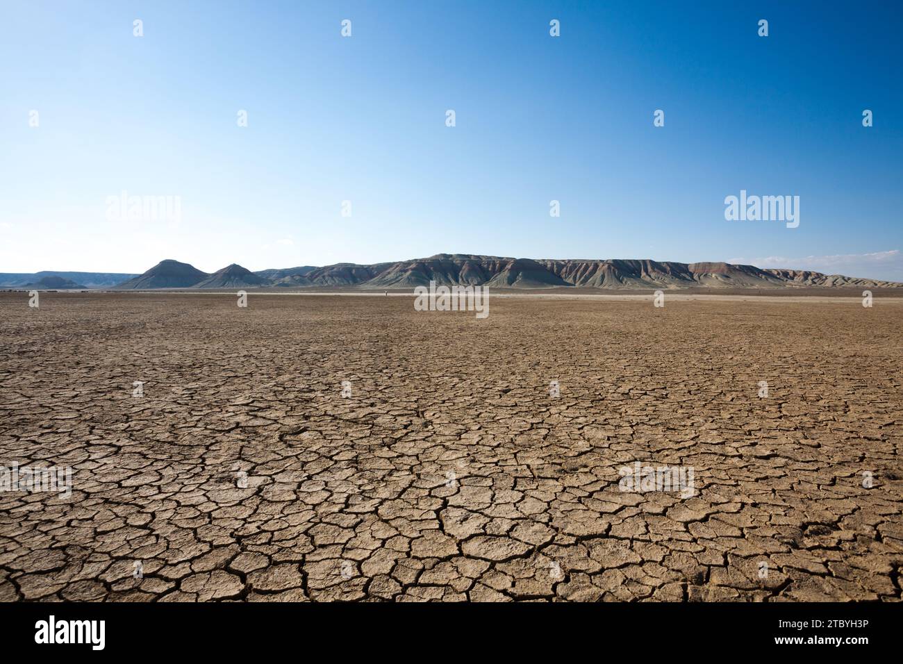 Mangystau desertic landscape, Kazakhstan desolate panorama. Central ...