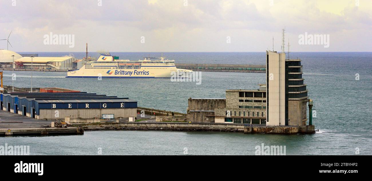 Port of Getxo, Bilbao, Spain - 3rd October 2021:Cap Finistere and the ...