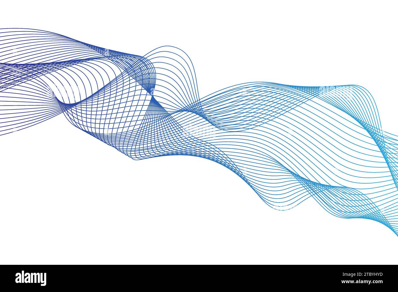 Abstract smooth gradient flowing wave lines background Stock Vector ...