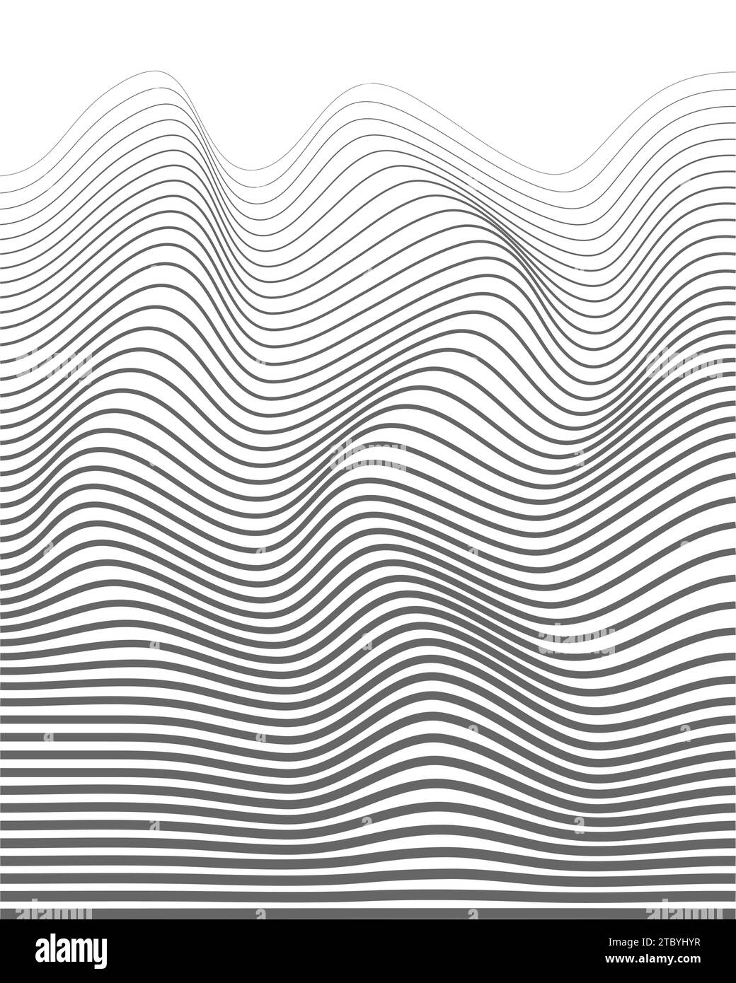 Wave stripe background. Ripple striped texture curve lines background ...