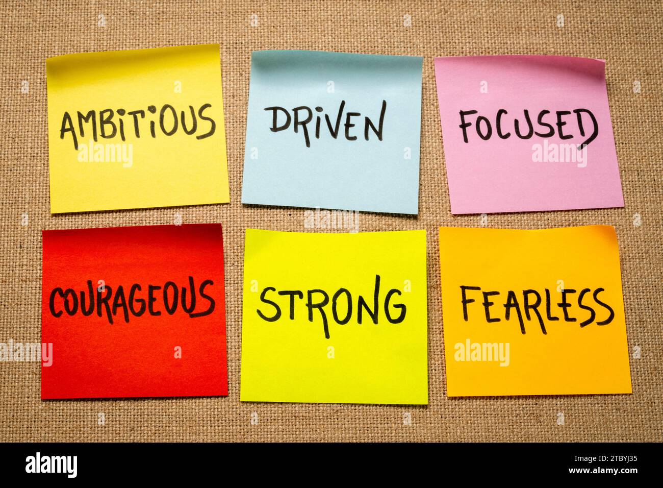 inspirational power words - ambitious, driven, focused, courageous ...