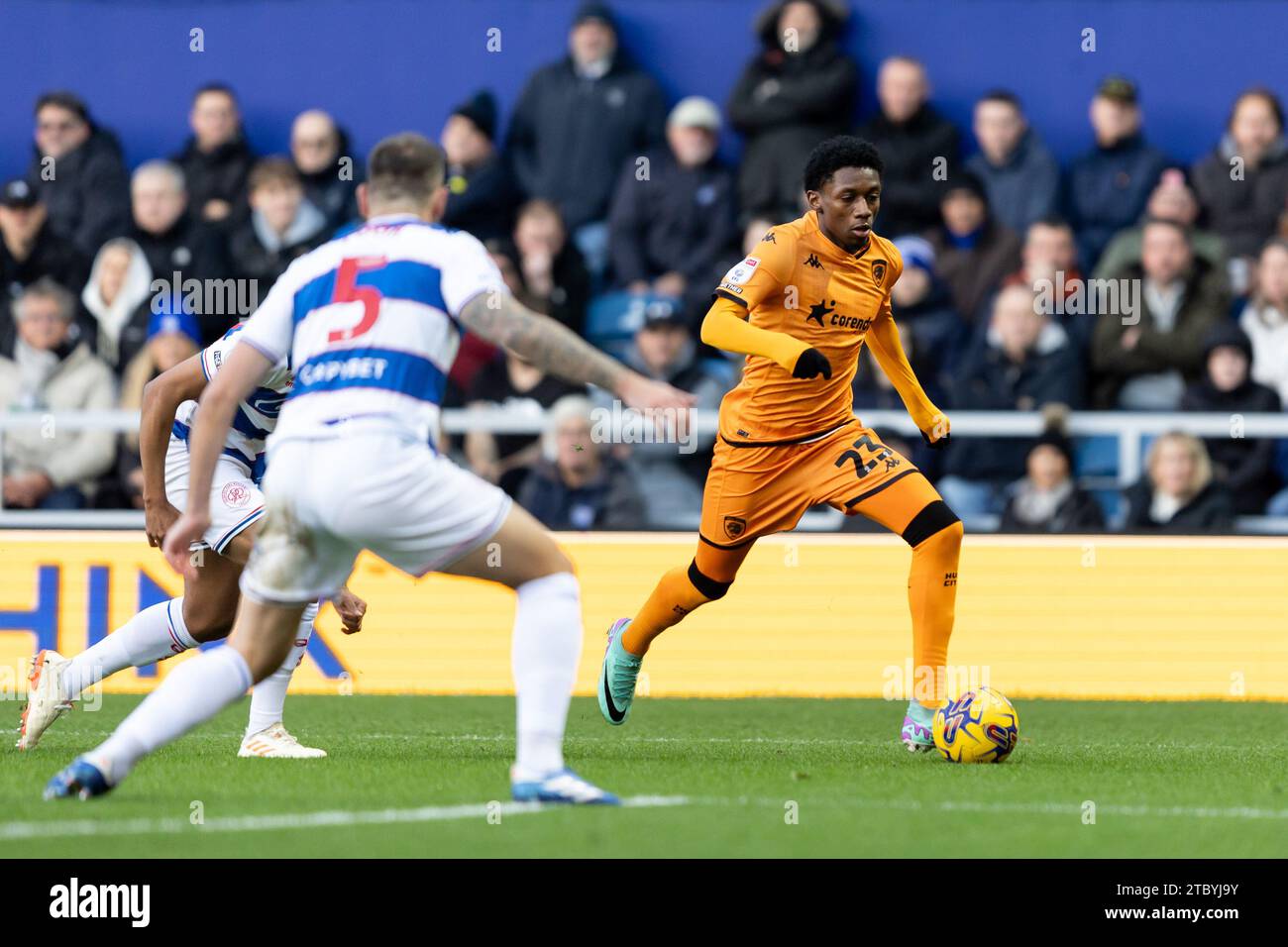 Jaden Philogene-Bidace #23 of Hull City in action during the Sky Bet ...