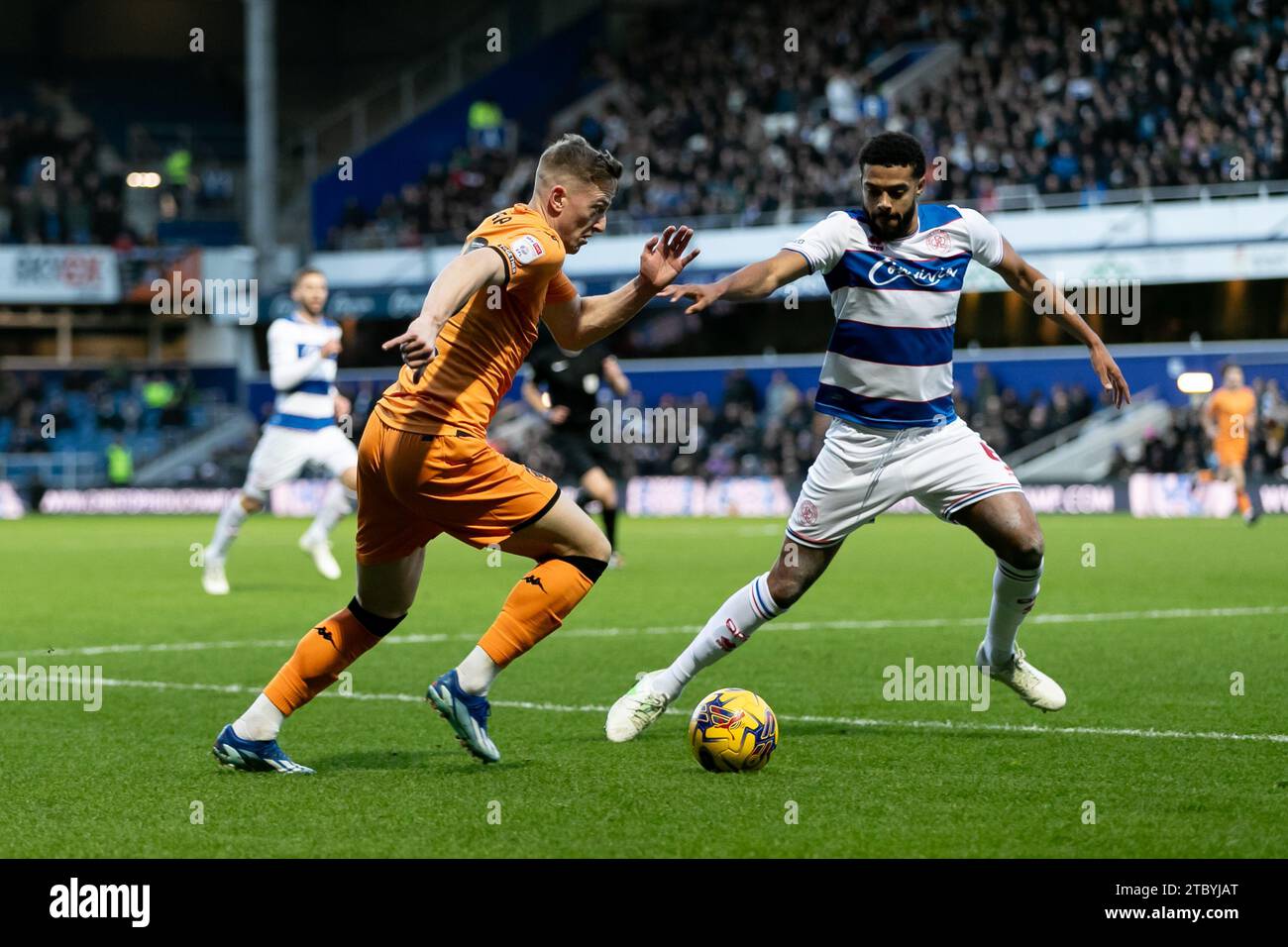 Adama Traoré #10 of Hull City in action during the Sky Bet Championship ...