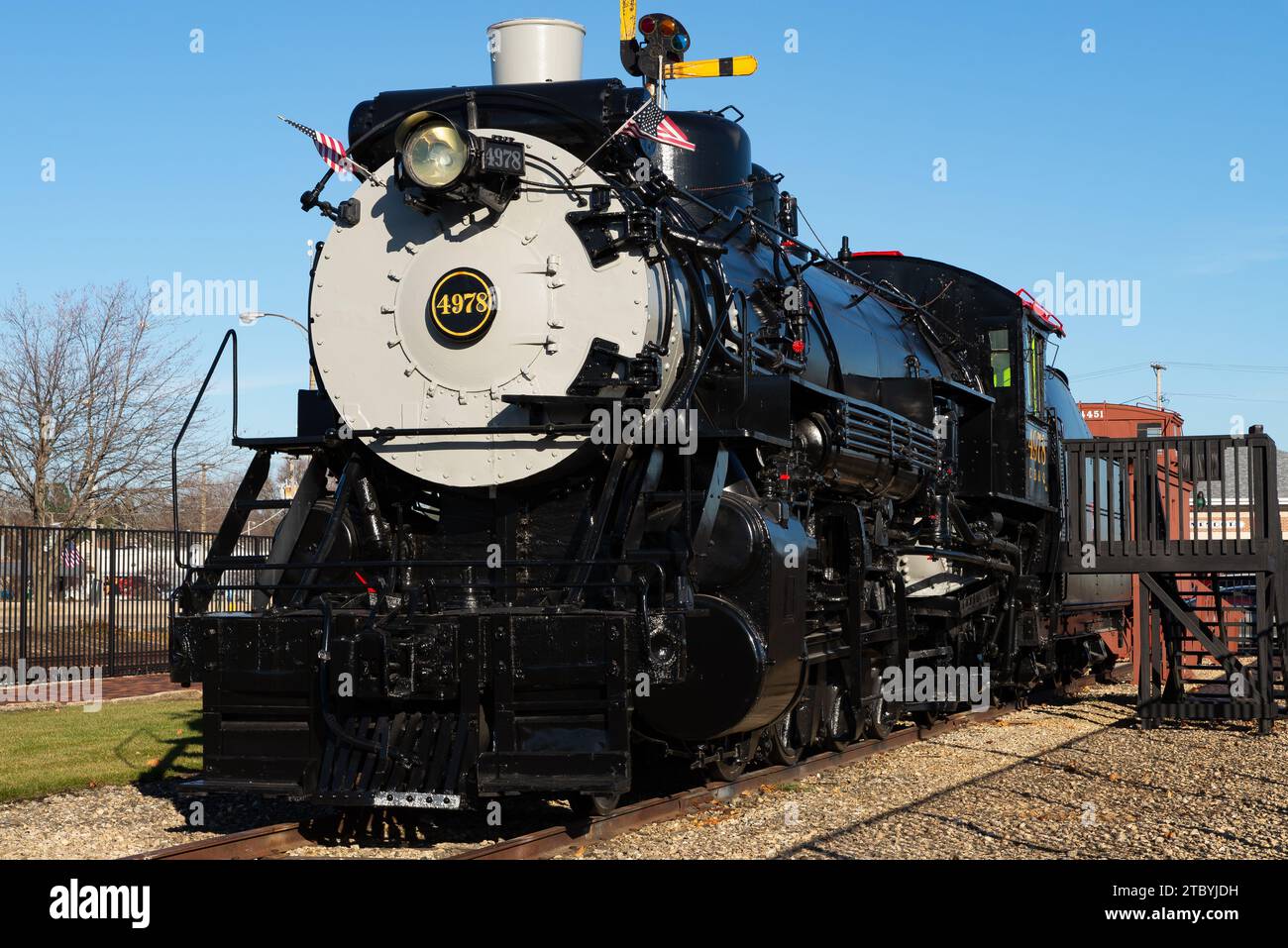 Mendota, Illinois - United States - December 7th, 2023: The 1923 CB and ...