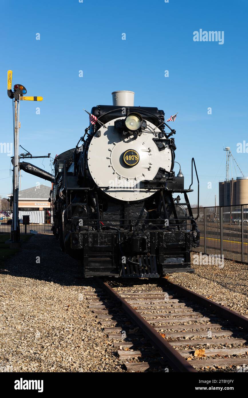 Mendota, Illinois - United States - December 7th, 2023: The 1923 CB and ...