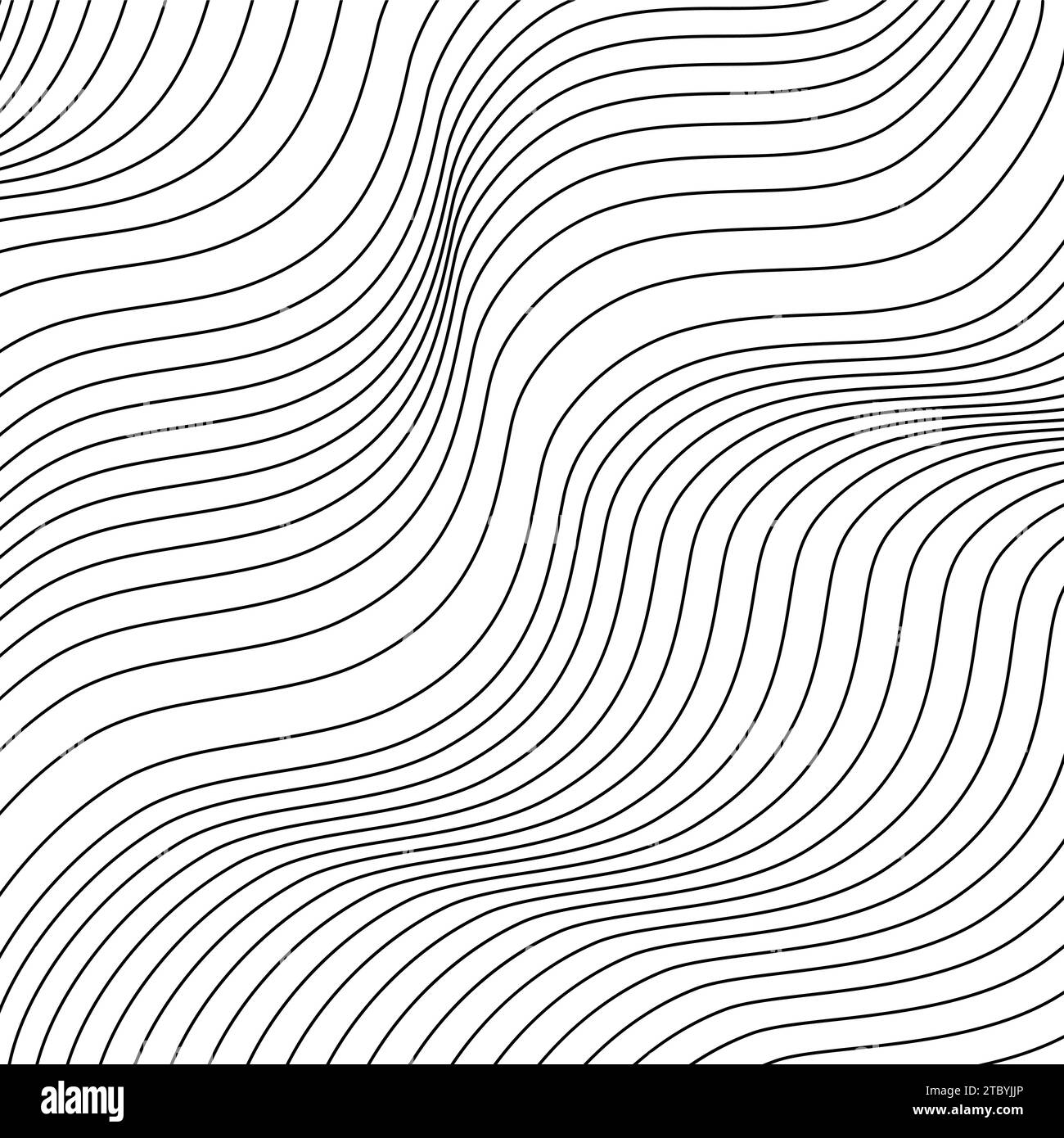 Wave stripe background. Ripple striped texture curve lines background ...