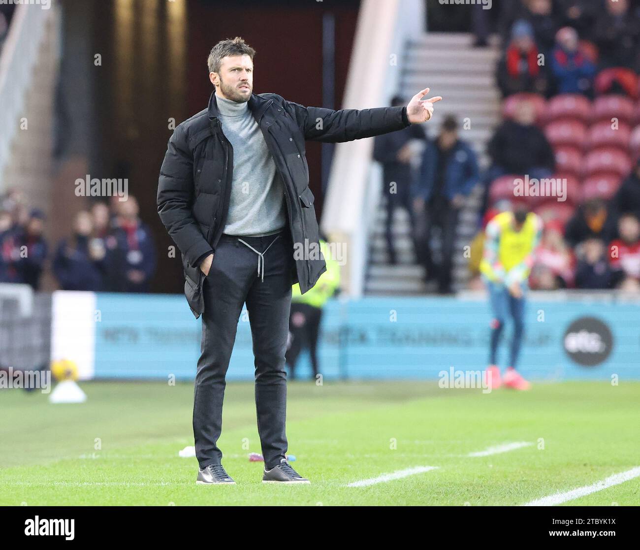 Michael Carrick manager of Middlesbrough during the Sky Bet ...