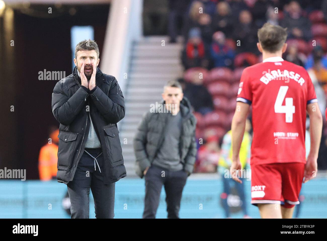 Michael Carrick manager of Middlesbrough during the Sky Bet ...