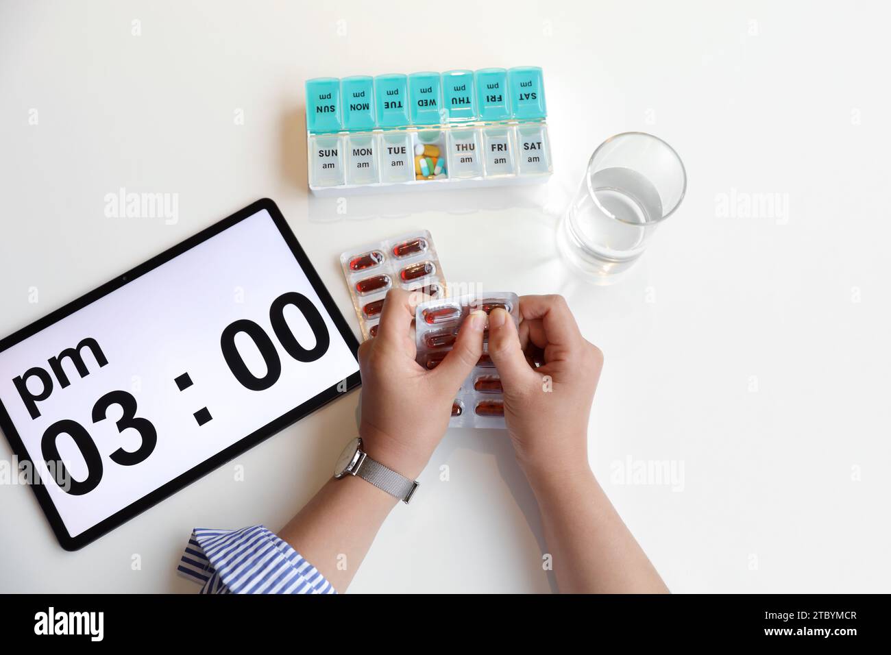 time to take many capsules, schedule table-vitamins, multivitamins ...