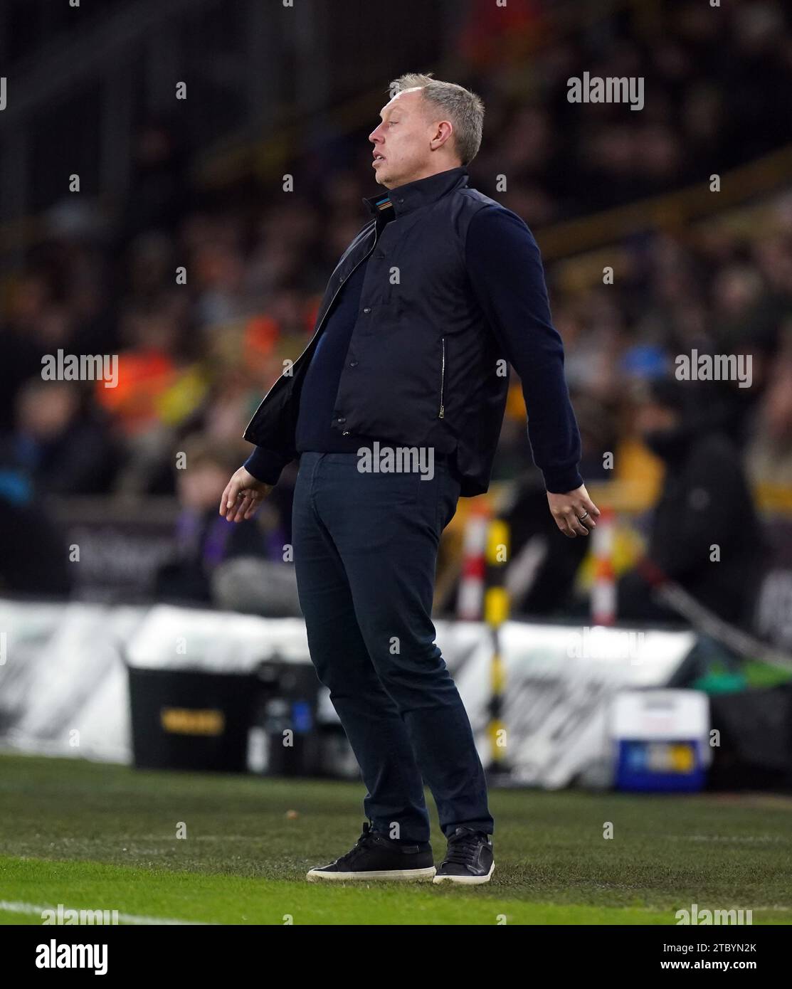Nottingham Forest manager Steve Cooper during the Premier League match ...