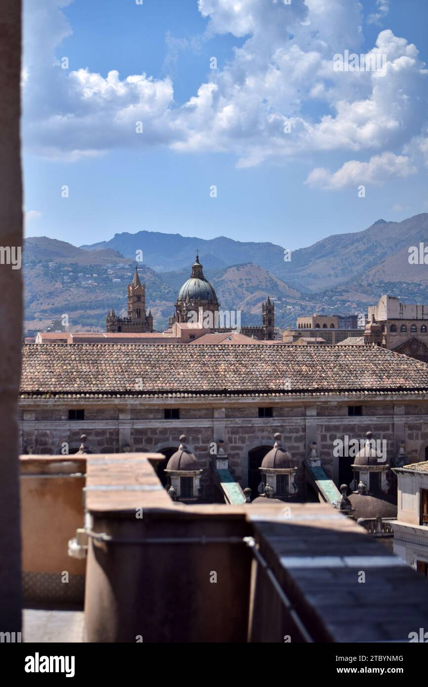 Palermo rooftops skyline hi-res stock photography and images - Alamy