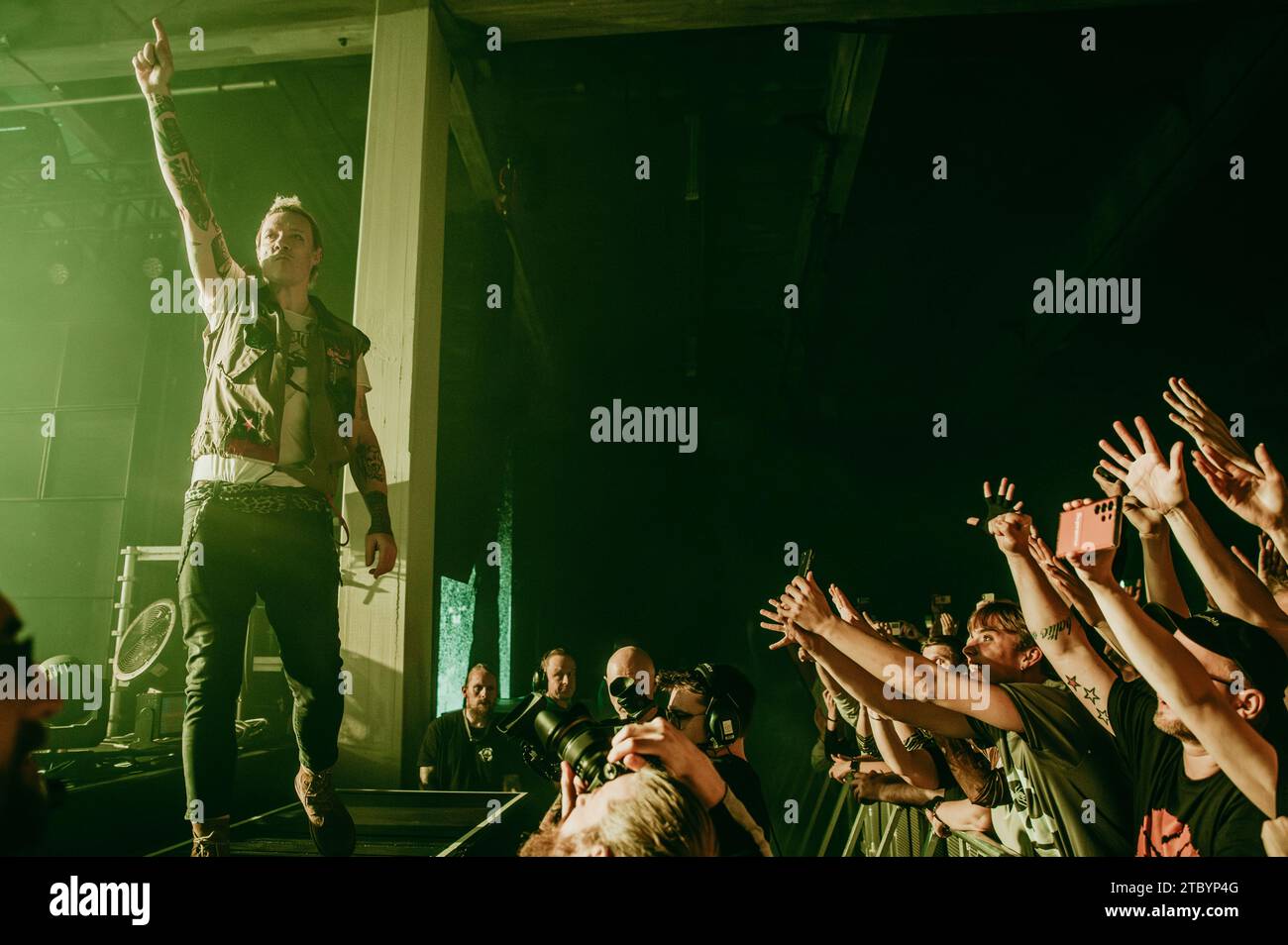 Copenhagen, Denmark. 02nd, December 2023. The English electronica group ...