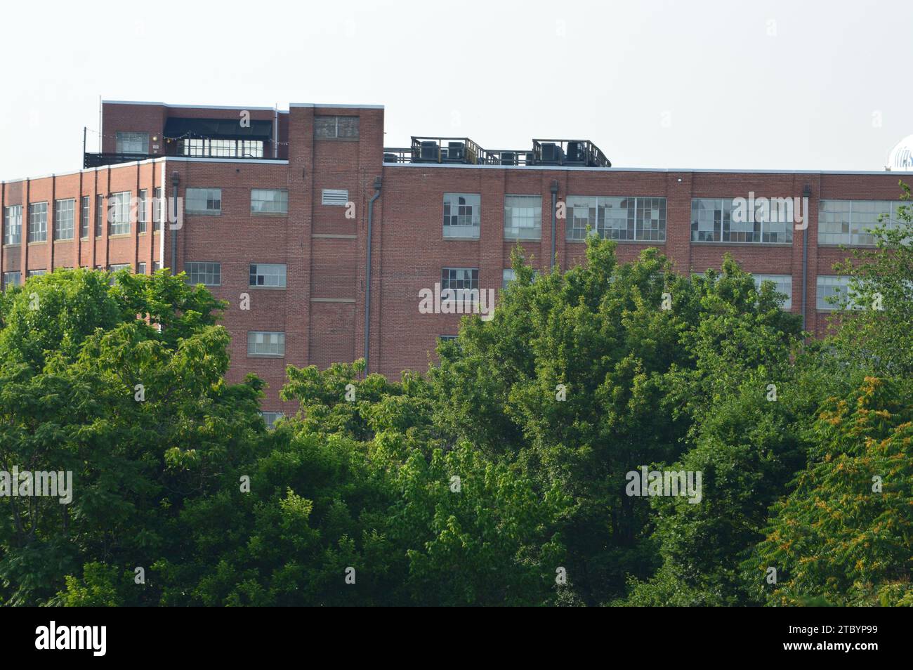 This is an old factory building in downtown Winston, NC Stock Photo - Alamy