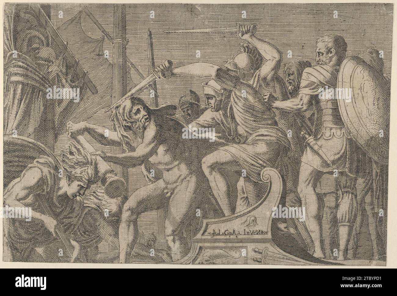 Hercules fighting aboard the argonauts ship hi-res stock photography ...