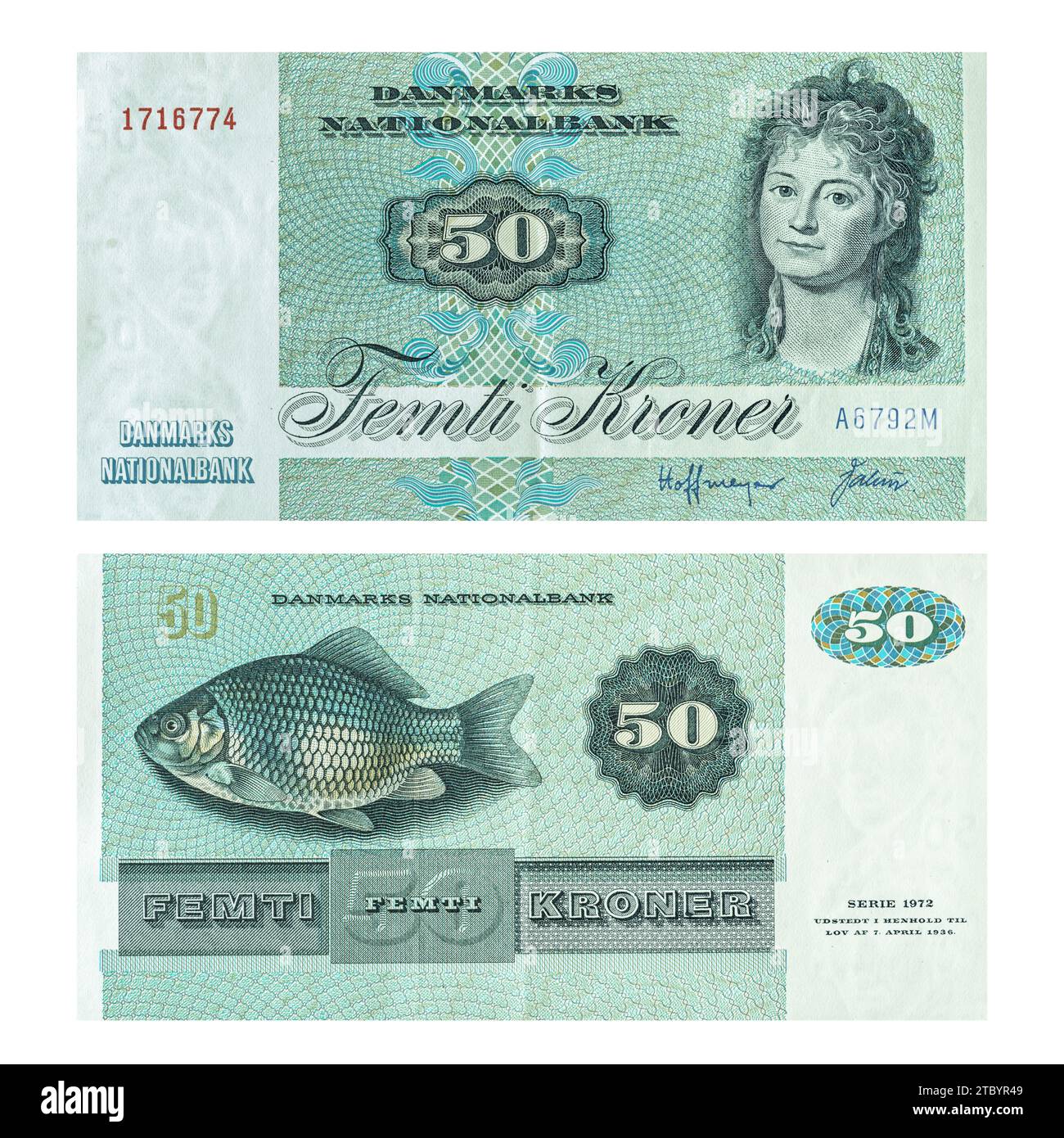 50 kroner note Cut Out Stock Images & Pictures - Alamy
