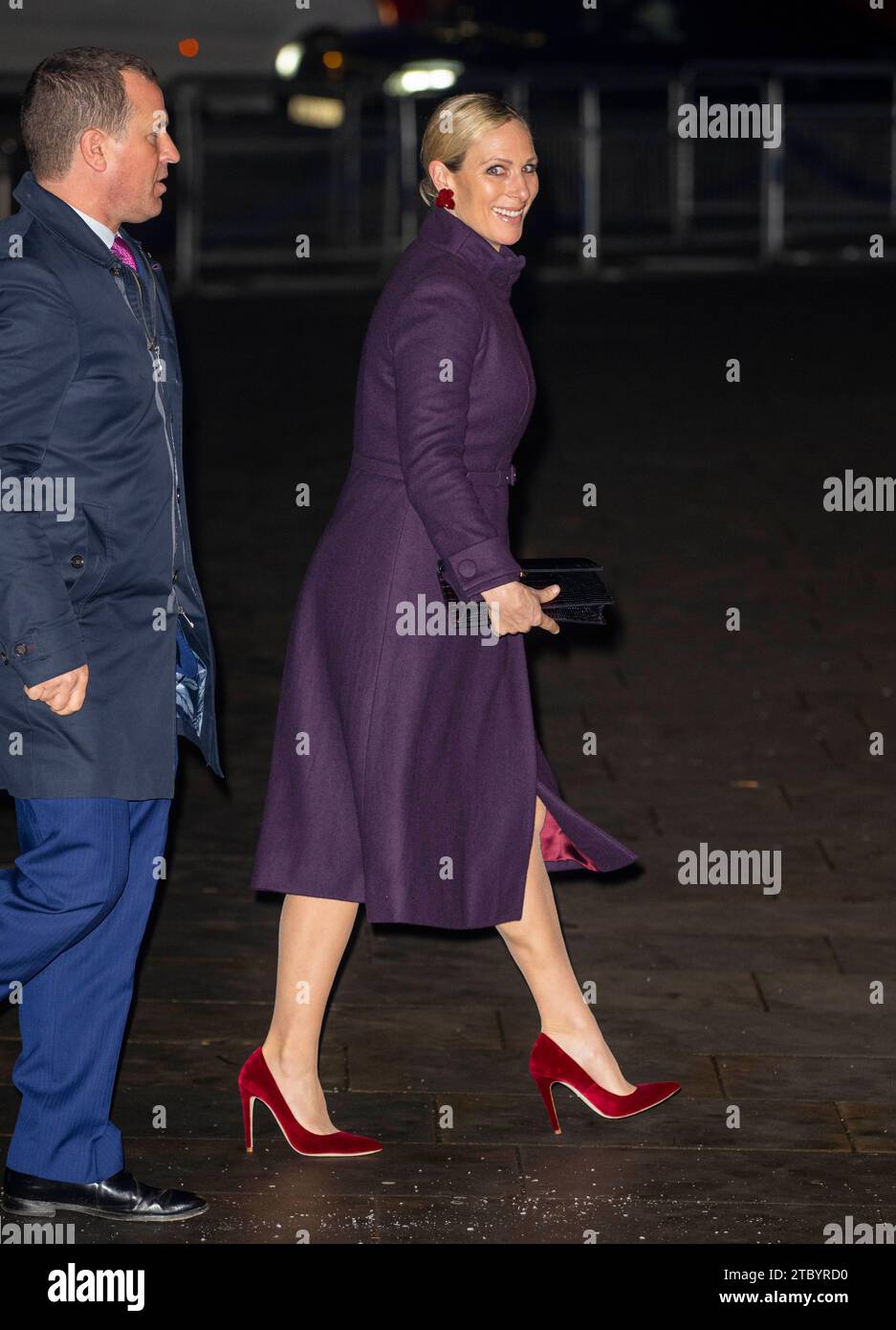 London, England. UK. 08 December 2023. Peter Phillips and Zara Tindall ...