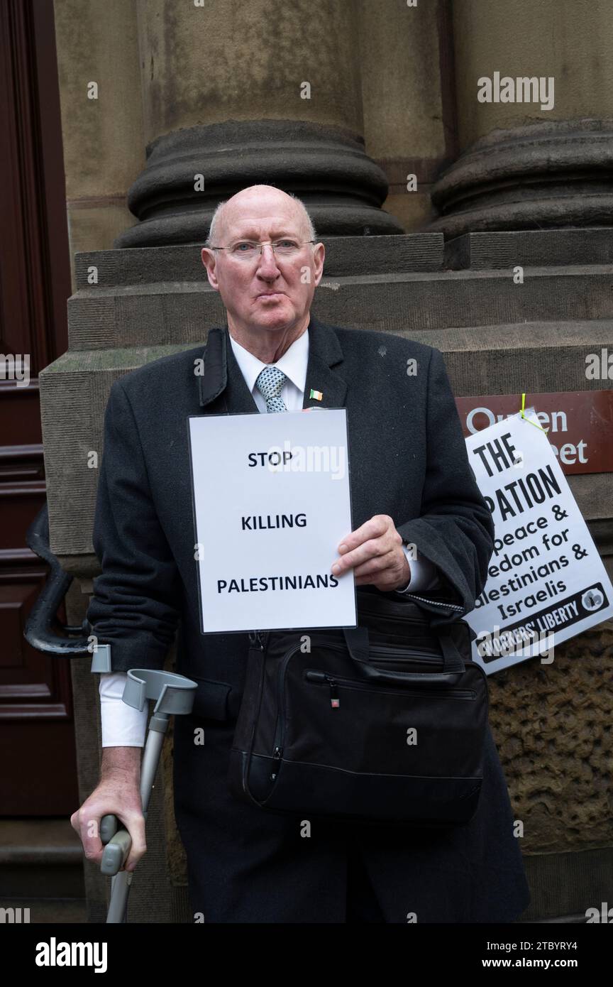 On 9th December 2023 people gather around Bank junction in the City of ...