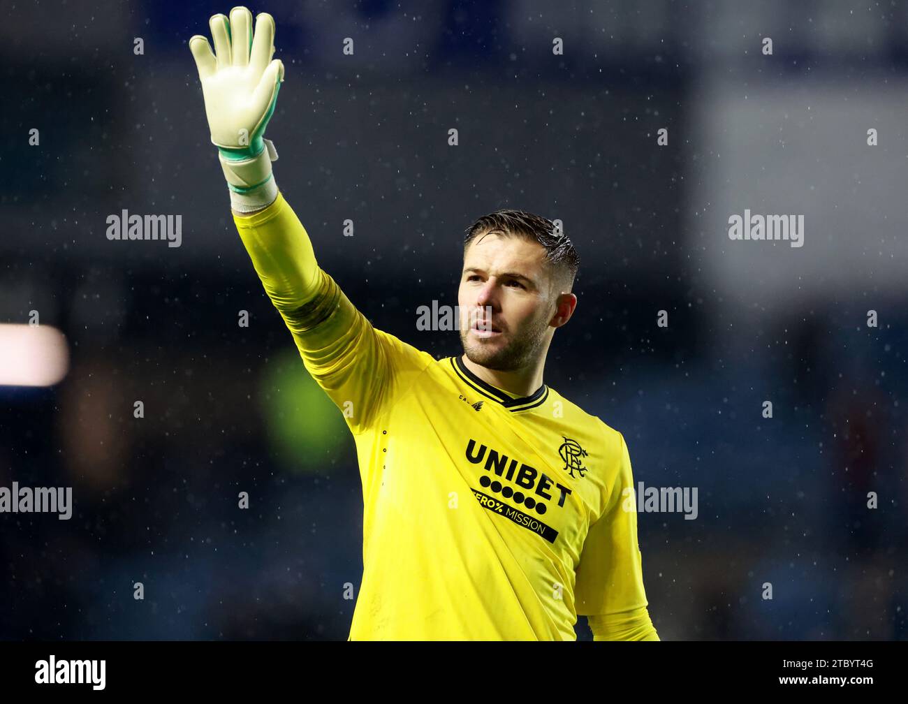 Rangers goalkeeper Jack Butland after the cinch Premiership match at ...