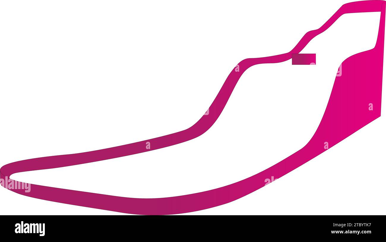 Freestyle Ski Ramp - Vector Illustration Stock Vector Image & Art - Alamy