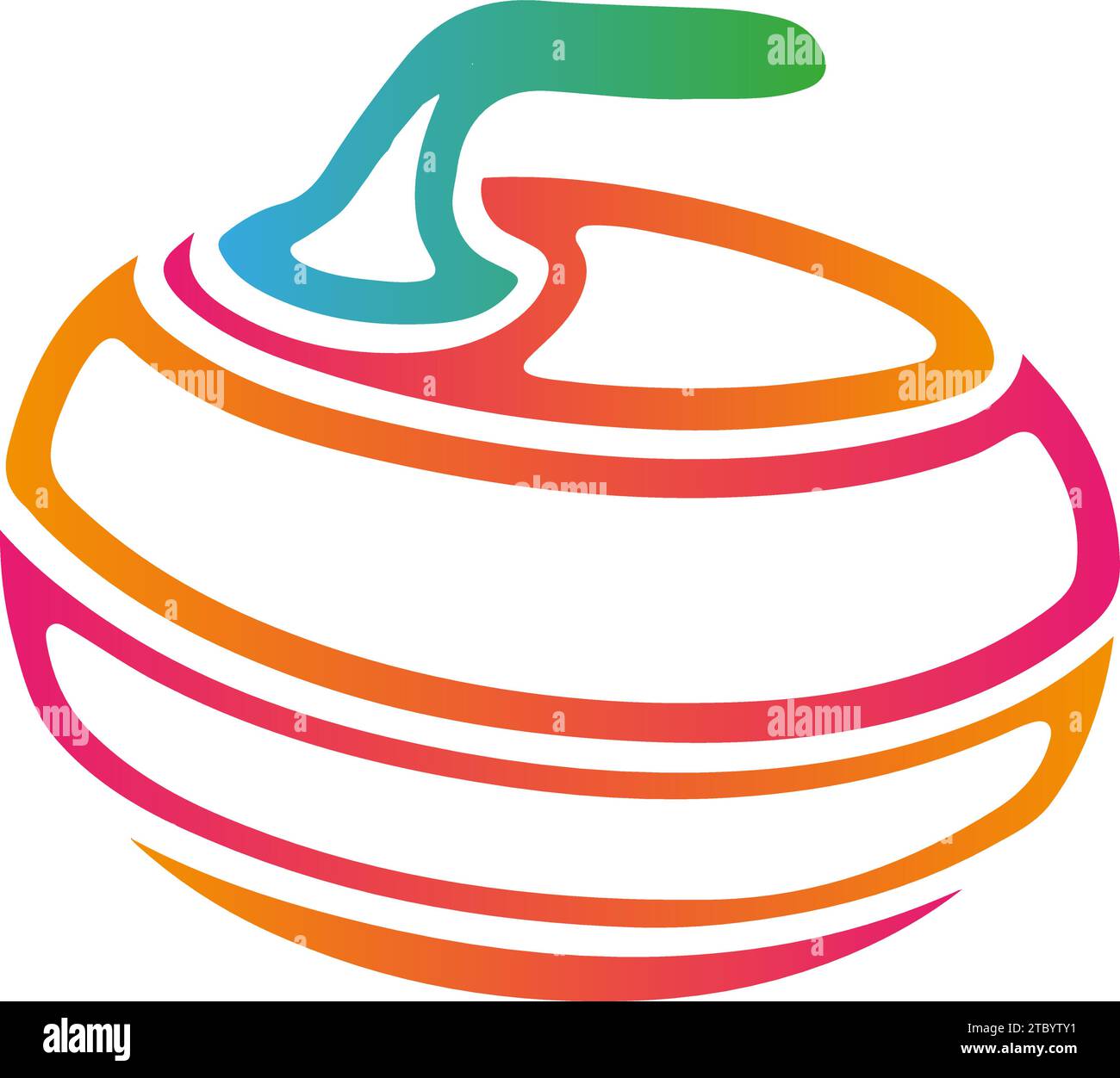 Curling Sport Game Vector Illustration Stock Vector Image & Art - Alamy