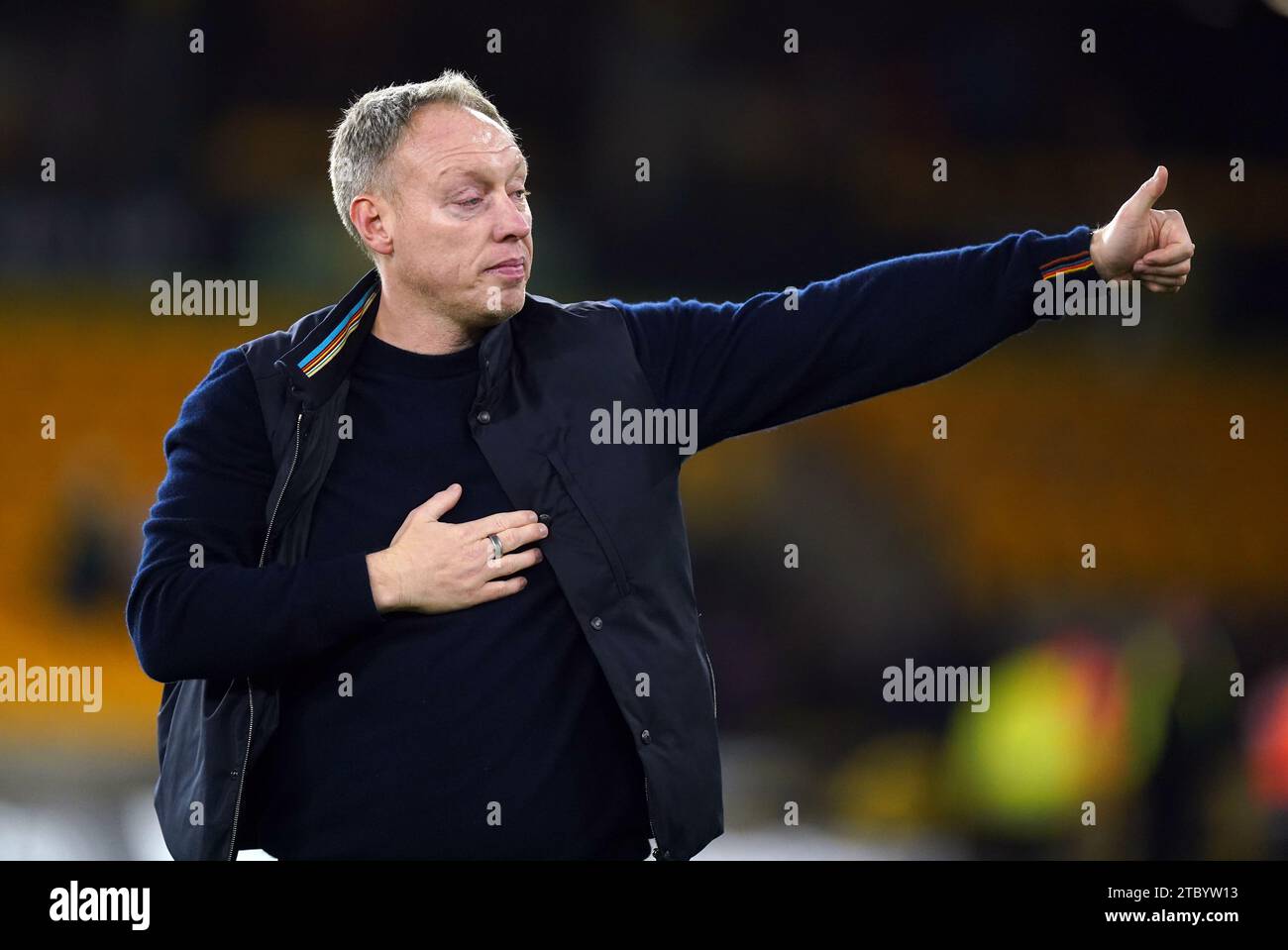 Nottingham Forest manager Steve Cooper following the Premier League ...