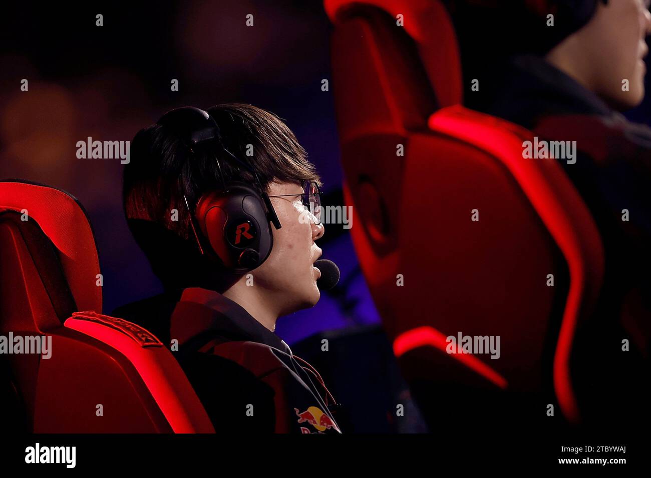 Berlin, Germany. 09th Dec, 2023. Lee "Faker" Sang-Hyeok from the T1 ...