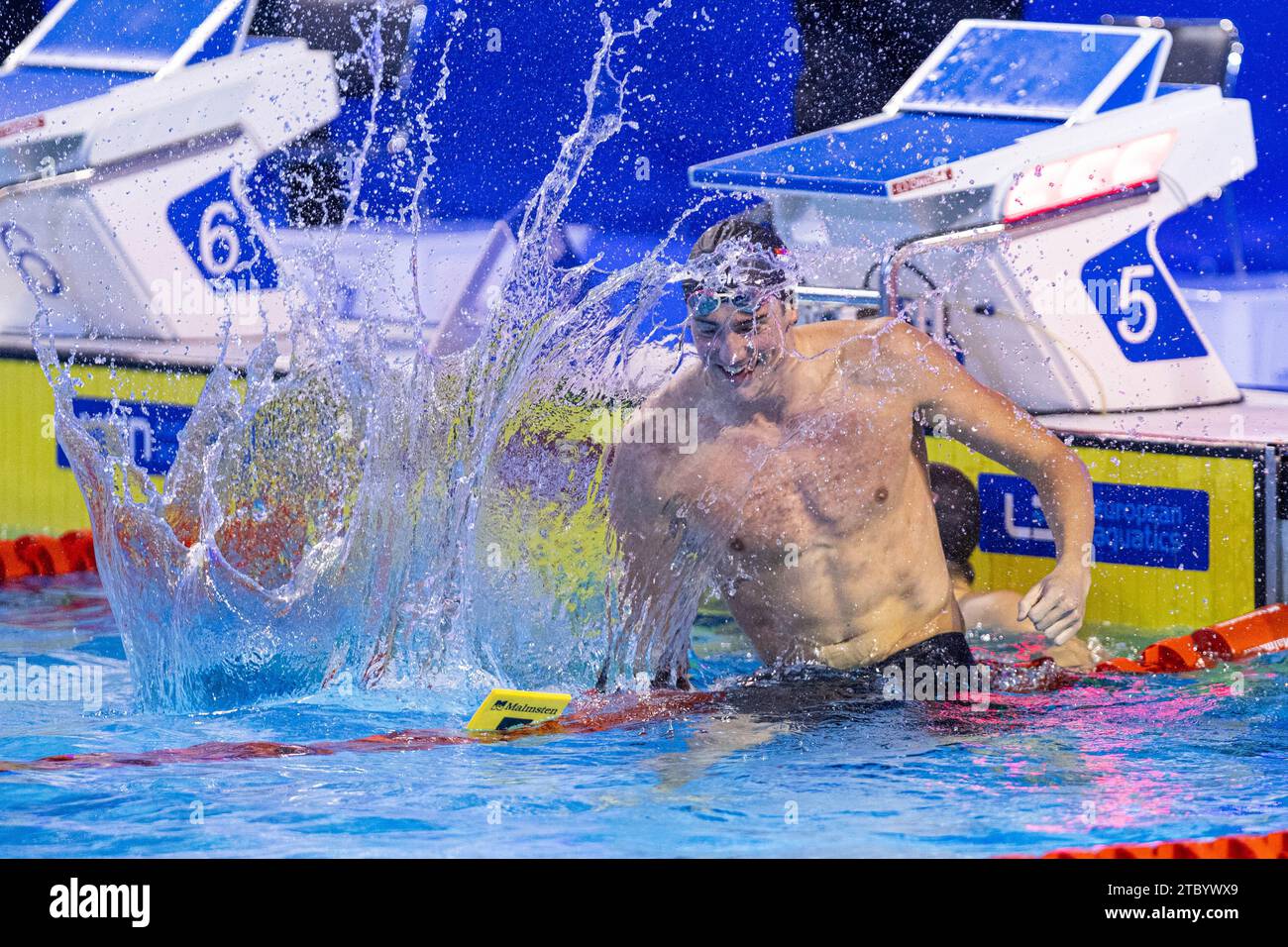 Corbeau Caspar of the Netherlands celebrating the win during Men's 200m ...